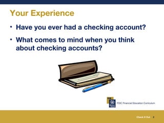 Checking Accounts | PPT
