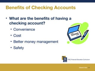 Checking Accounts | PPT