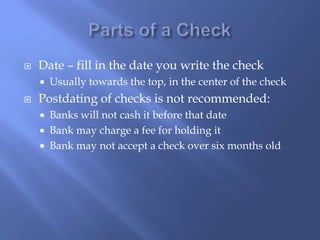 Checking accounts power point 3 14 12 | PPTX