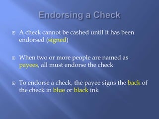 Checking accounts power point 3 14 12 | PPTX