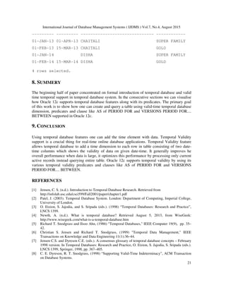 Checking and verifying temporal data | PDF
