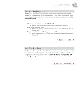 Checking california ids | PDF