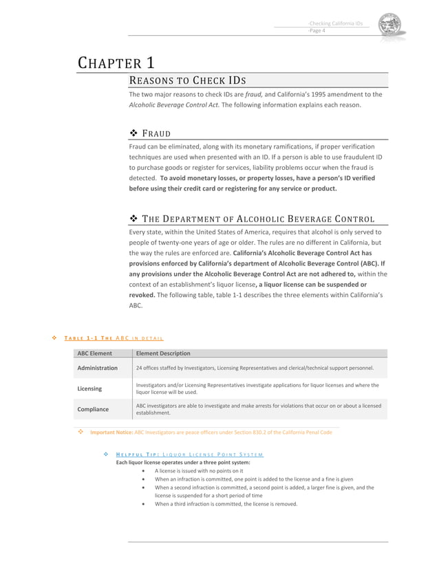 Checking california ids | PDF