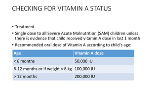 Checking for Immunization, Folic acid and Vitamin A status | PPT