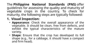 Checking Maturity Indices of Vegetable Crops.pptx