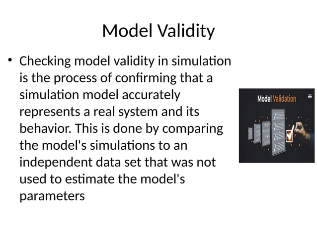 Checking Model Validity and Verification.pptx