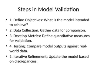 Checking Model Validity and Verification.pptx