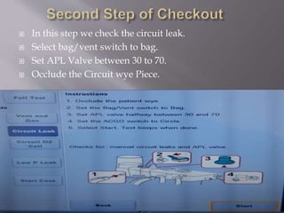 Checking of anaesthesia machine | PPTX