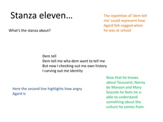 Checking Out Me History - John Agard | PPTX | Crime & Harmful Acts to ...