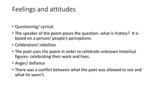 Checking Out Me History | PPT