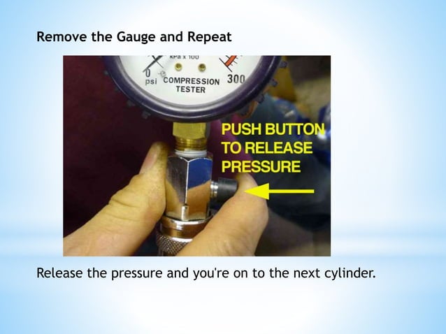 Checking piston valve clearance | PPTX