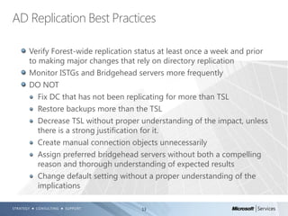 Checking the health of your active directory enviornment | PDF