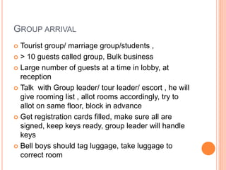 Check in procedures | PPTX