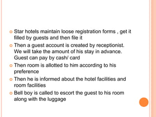 Check in procedures | PPTX