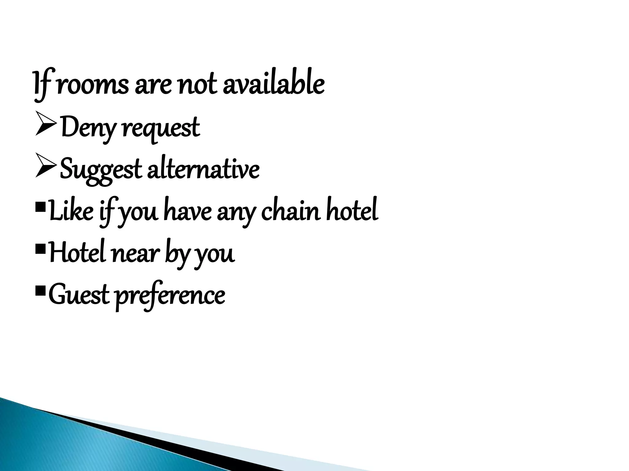 Check in process In hotel | PPTX