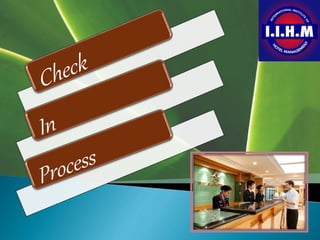 Check in process In hotel | PPTX