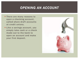 Check in with checking accounts | PPT