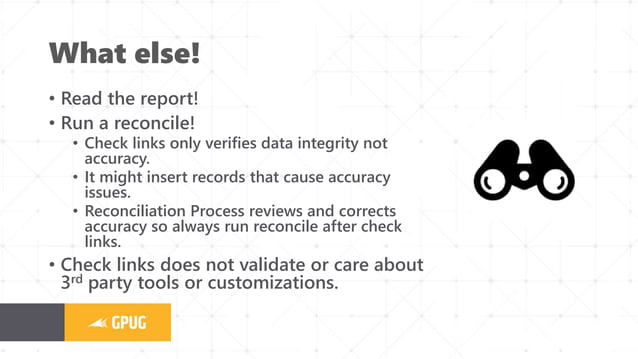 Checklinks, What does it do, what to watch for, what can go wrong.pptx