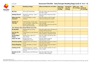 Checklist 1-early-emergent | PPT
