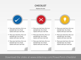 Checklist | PDF