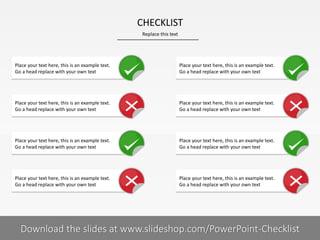 Checklist | PDF
