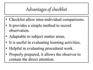 Checklist ON RESEARCH | PPTX