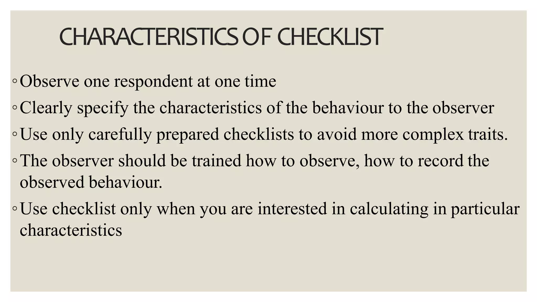 CHECKLIST | PPTX