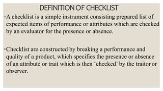 CHECKLIST | PPTX
