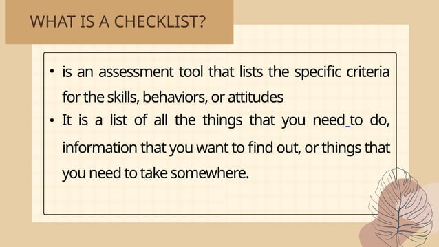Checklist technology for teaching .pptx