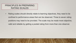 CHECKLIST-AND-RATING-SCALES ppt for college | PPTX