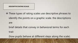 CHECKLIST-AND-RATING-SCALES ppt for college | PPTX