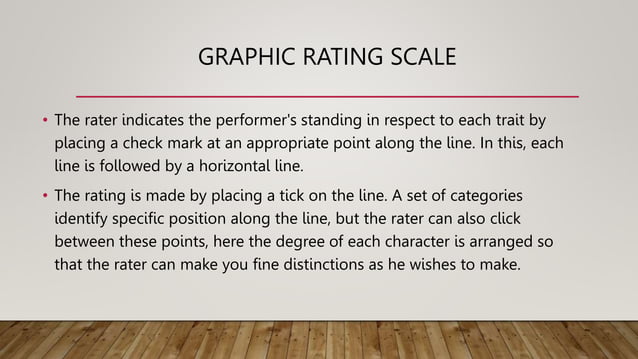 CHECKLIST-AND-RATING-SCALES ppt for college | PPTX