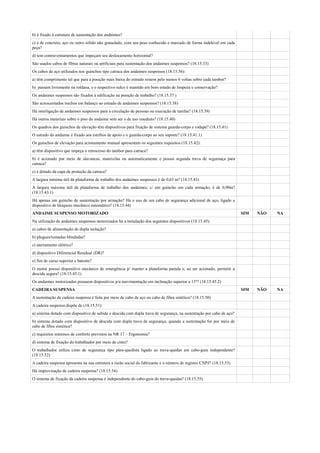 Check list andaime | PDF | Woodworking | Arts and Crafts