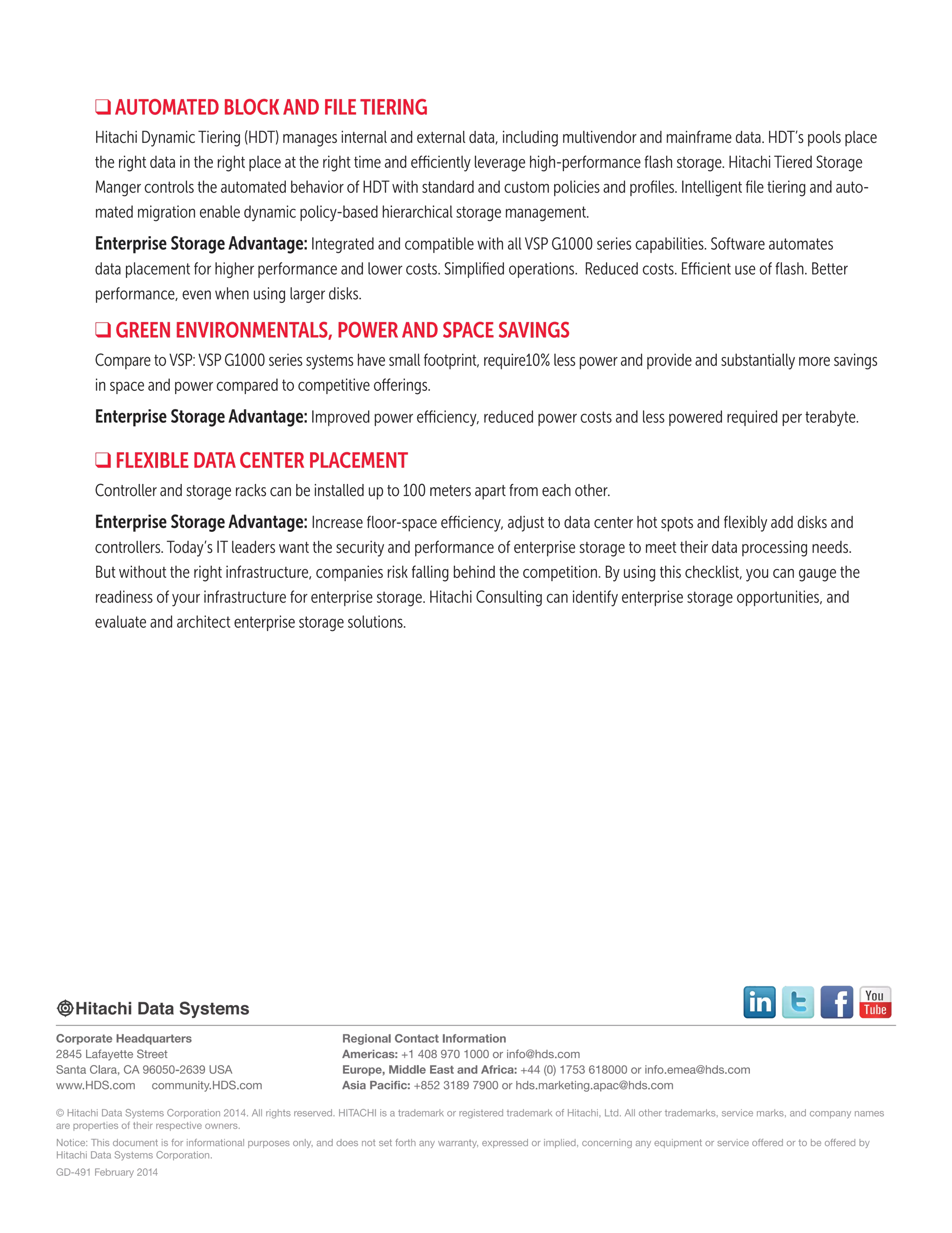 VSP G1000 Checklist - 7 Q's to ask your storage vendor? | PDF