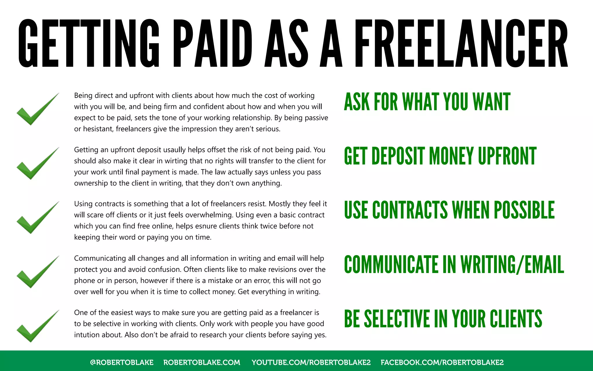 Checklist for Getting Paid as a Freelancer | PDF