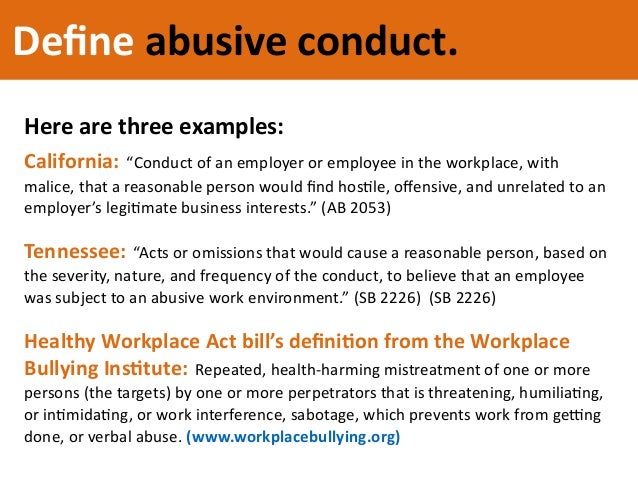 Five Steps to Prevent Abusive Conduct and Workplace Bullying