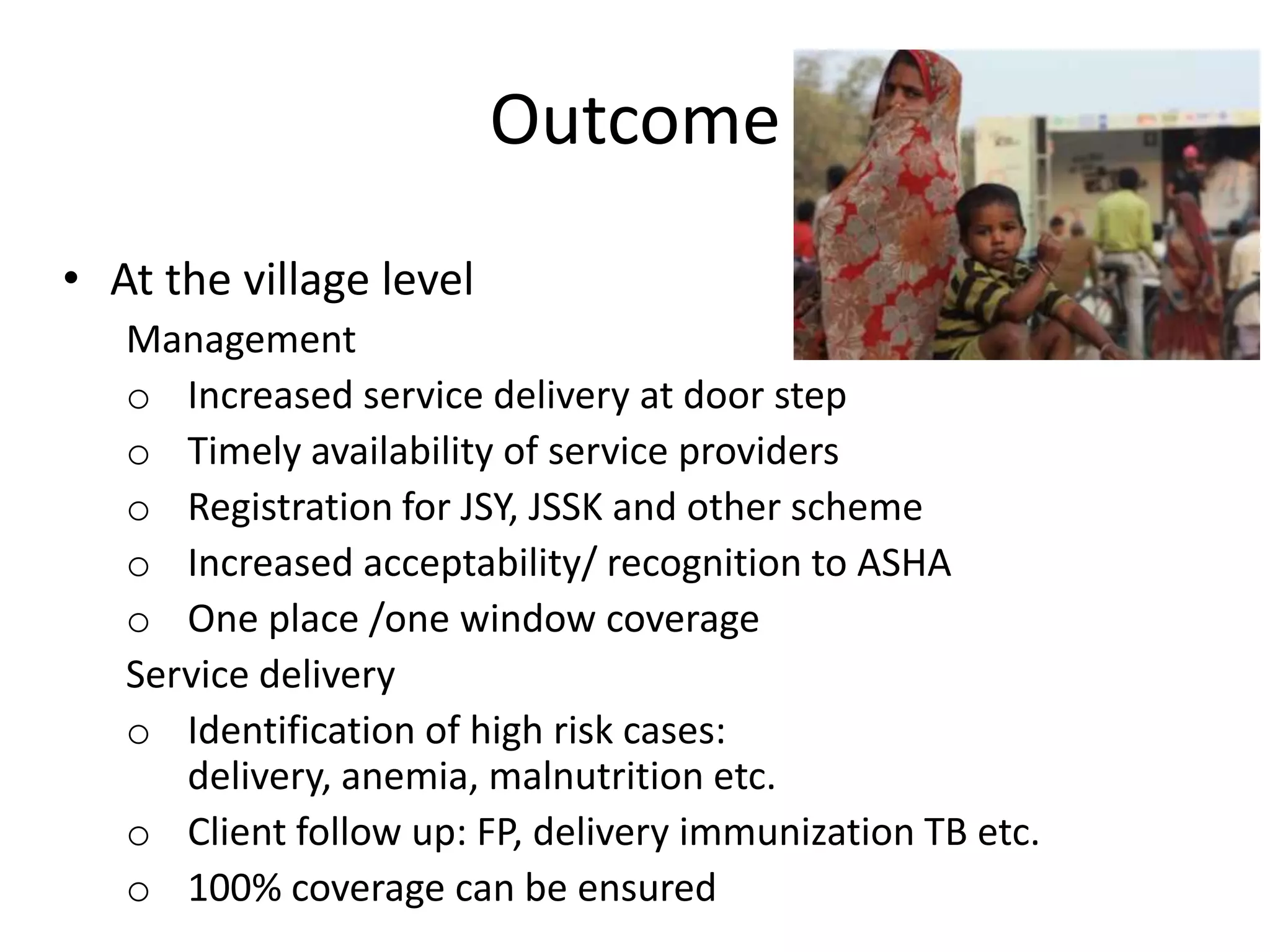 Checklist for ASHA for organising a successful VHND | PPTX