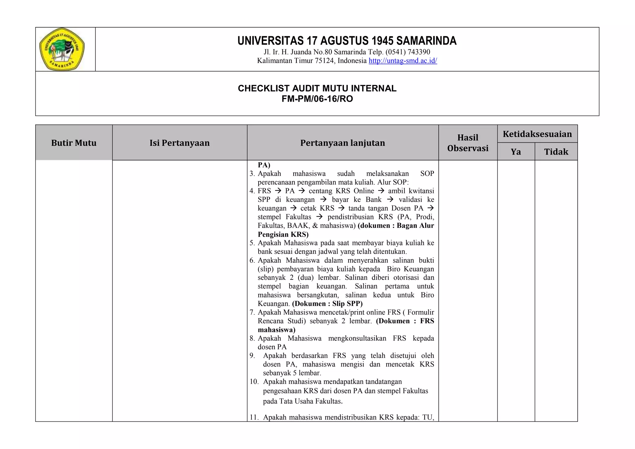 checklist ami periode 3 tahun 2018.doc
