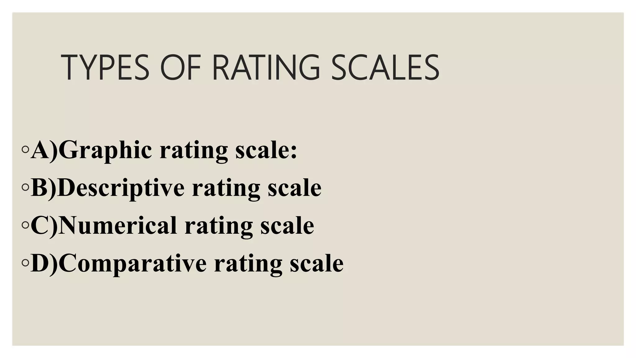 Checklist and rating scale | PPTX