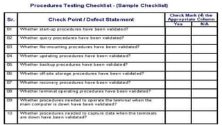 Checklist and rating scale | PPTX