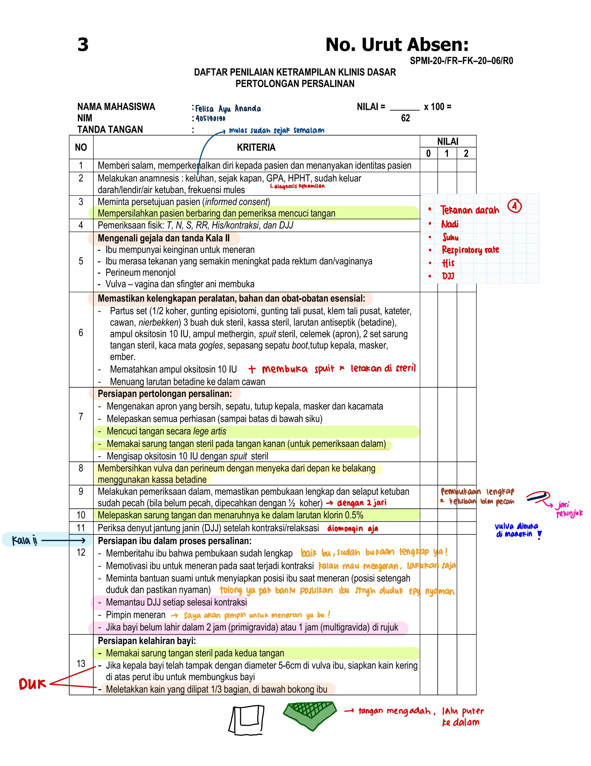 Checklist Day 5 (ANC, Papsmear, IVA, Partus, Resusitasi).pdf