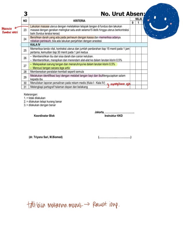 Checklist Day 5 (ANC, Papsmear, IVA, Partus, Resusitasi).pdf
