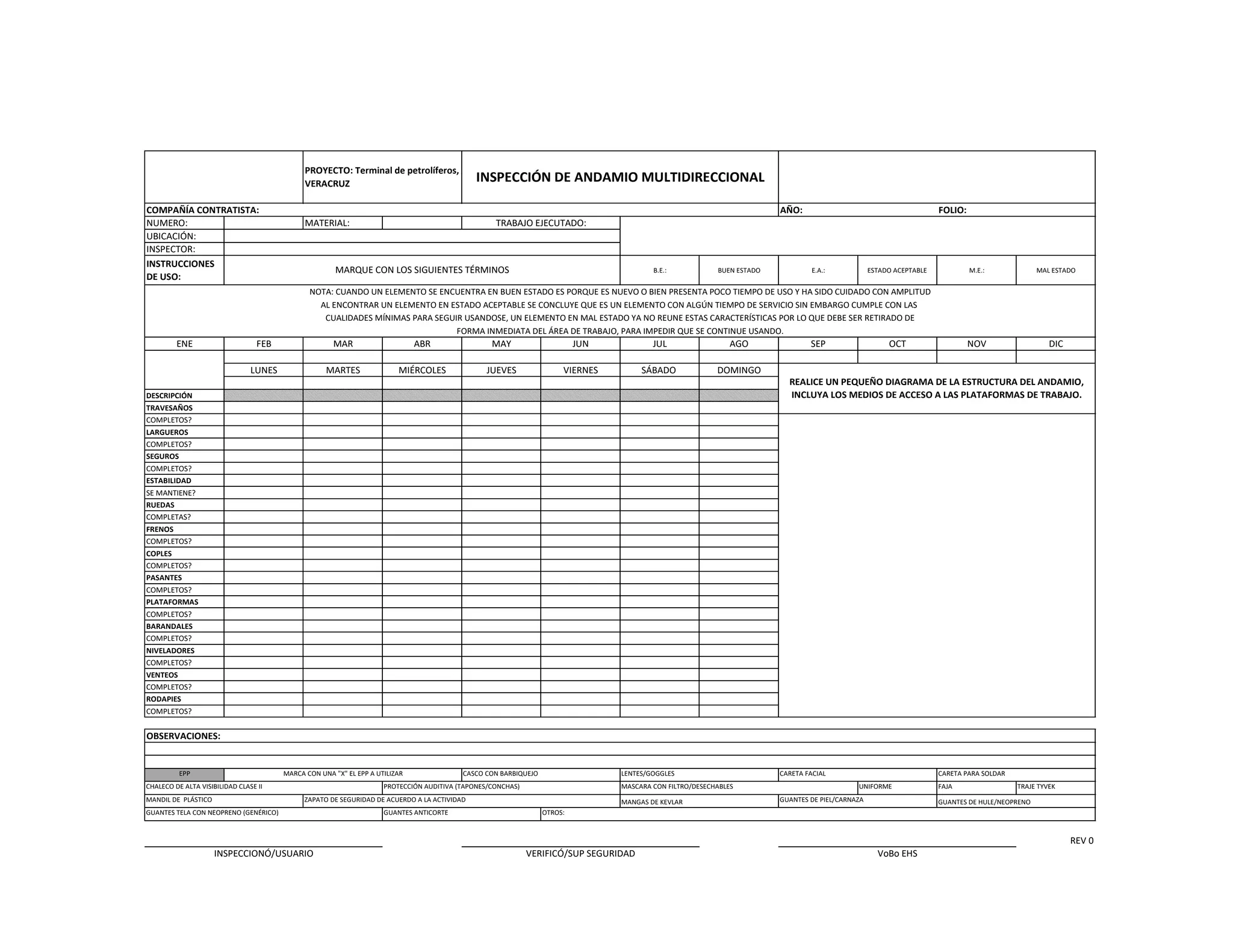 Check List Andamio Acrow Pdf Andamio Images And Photos Finder