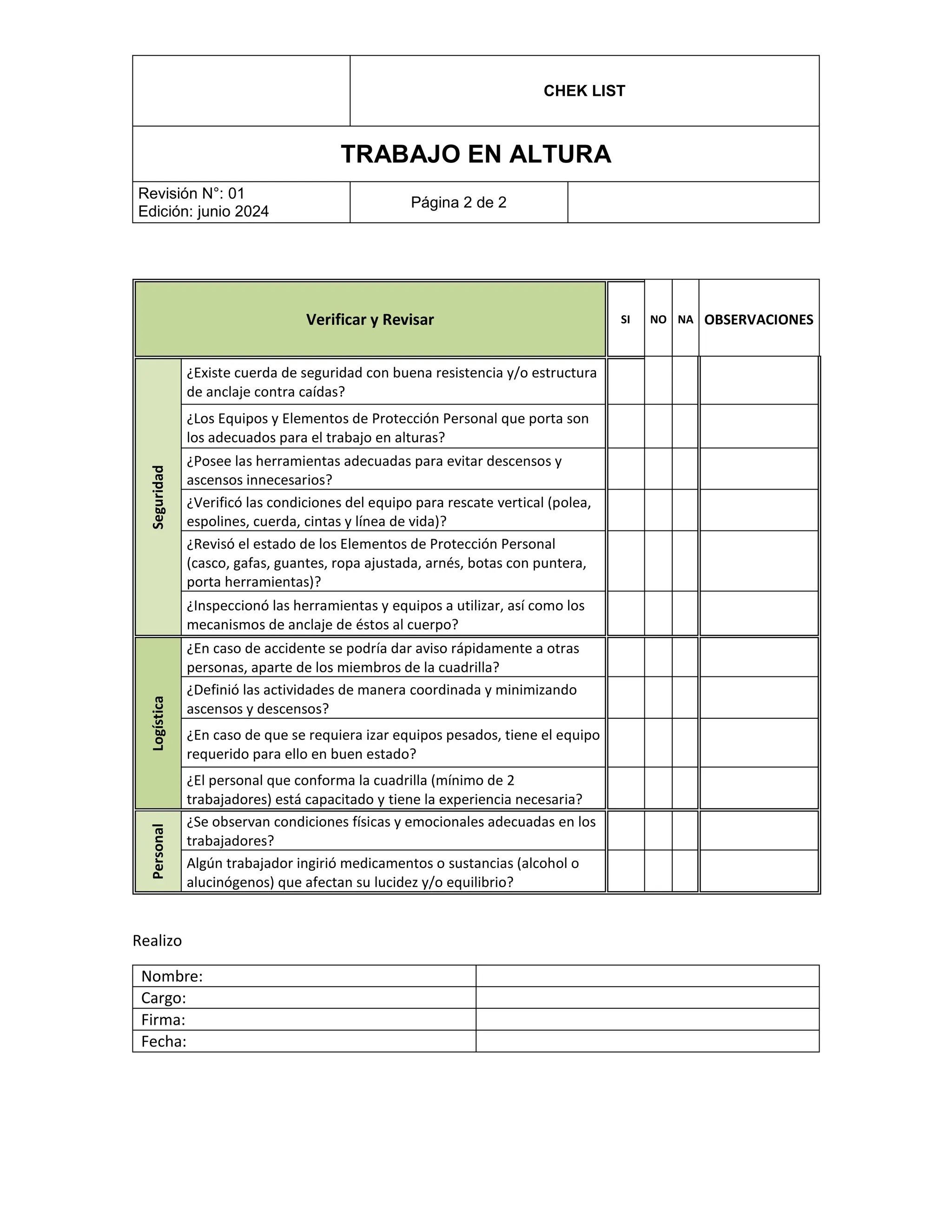 Check List de Verificacion Trabajo en Altura.docx