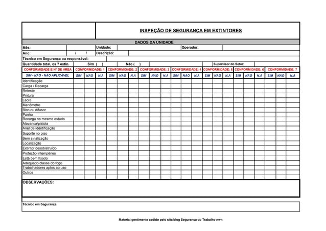 CHECK LIST DE VERIFICAÇÃO DE EQUIPAMENTOS.pdf