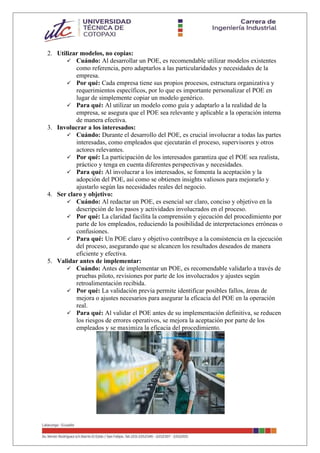 CHECK LIST ESTANDARIZACIÓN DE PROCESOS (1).docx