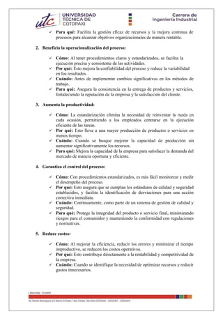 CHECK LIST ESTANDARIZACIÓN DE PROCESOS (1).docx