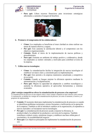 CHECK LIST ESTANDARIZACIÓN DE PROCESOS (1).docx