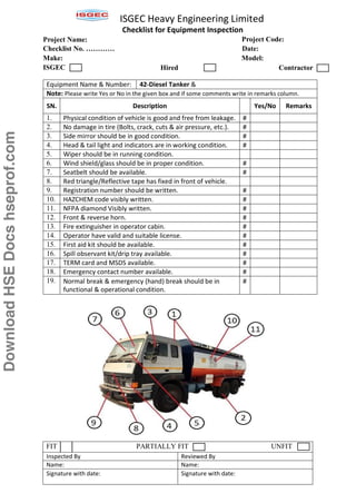 Checklist for All Construction Equipment hseprof.com.pdf