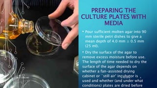 Basics for culturing and antimicrobial sensitivity testing in ...